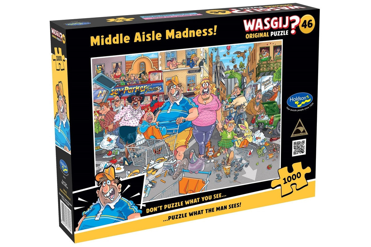 Wasgij: 1000pc Original #46 Middle Aisle Madness! – The Dragon Hangar