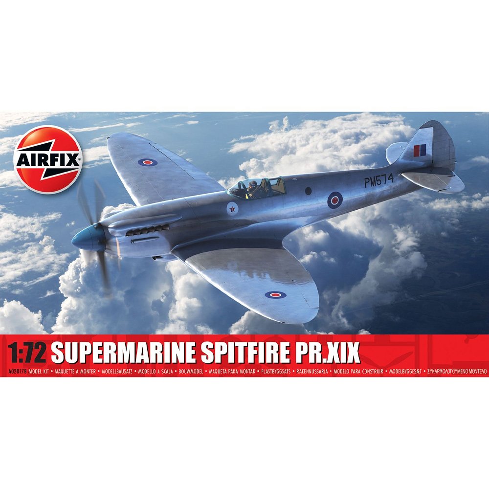 Airfix: 1/72 Supermarine Spitfire PR.XIX A02017B – The Dragon Hangar