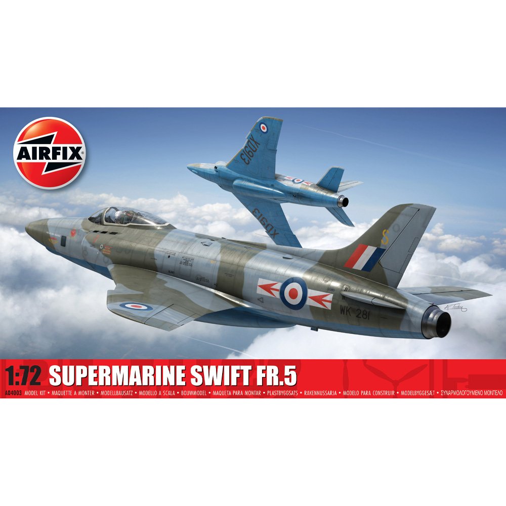 Airfix: 1/72 Supermarine Swift FR.5 A04003 – The Dragon Hangar