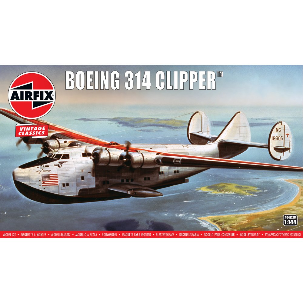 Airfix: 1/144 Boeing 314 Clipper A04172V – The Dragon Hangar