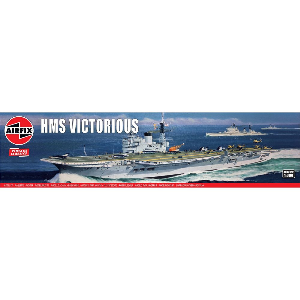 Airfix: 1/600 HMS Victorious A04201V – The Dragon Hangar