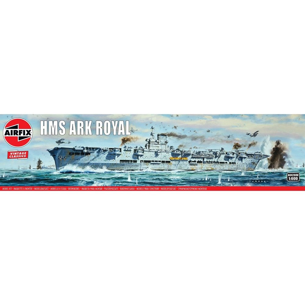 Airfix: 1/600 HMS Ark Royal A04208V – The Dragon Hangar