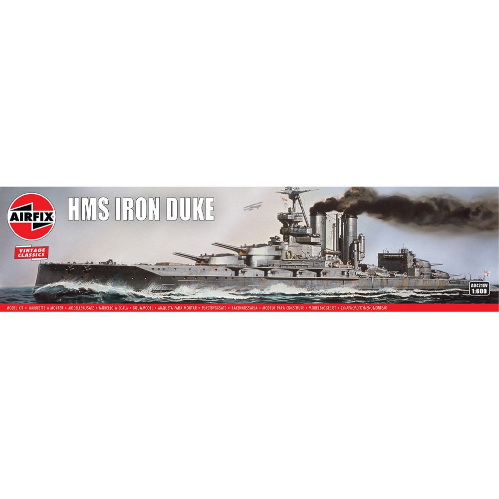 Airfix: 1/600 HMS Iron Duke A04210V – The Dragon Hangar