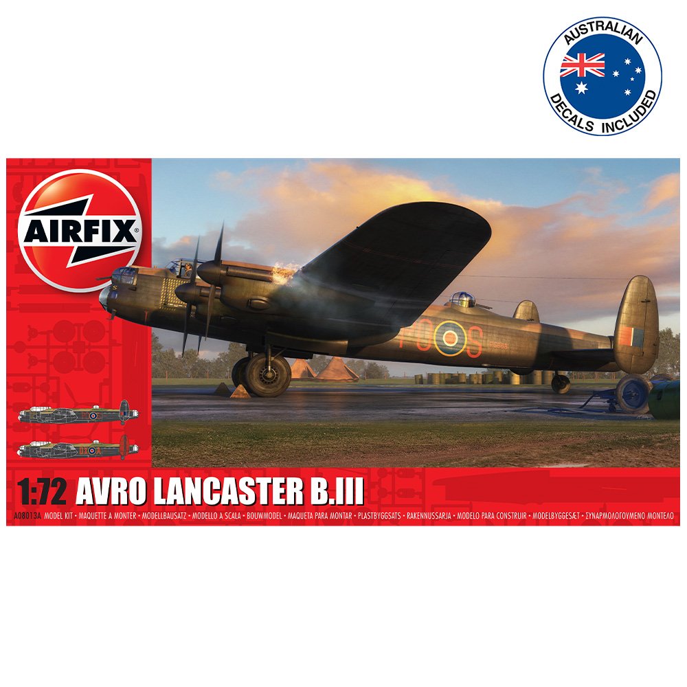 Airfix: 1/72 Avro Lancaster B.III A08013A – The Dragon Hangar