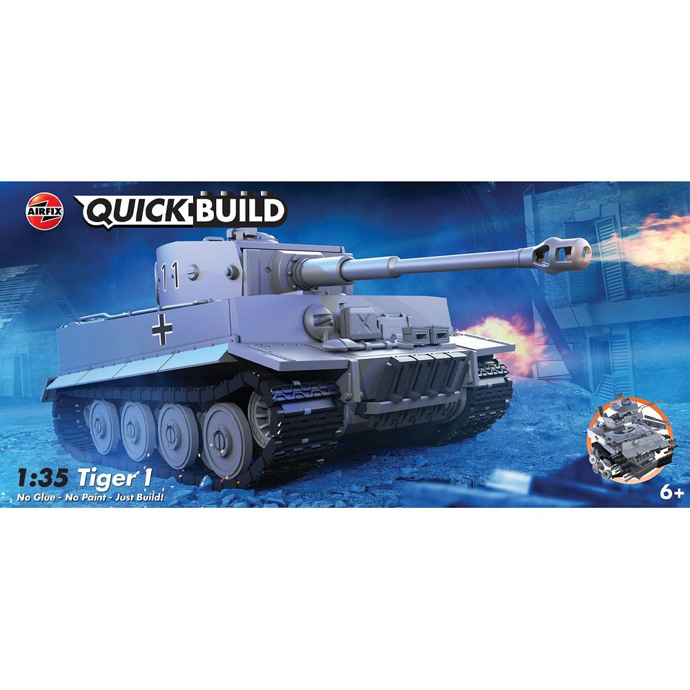 Airfix: Quickbuild Tiger I J6041 – The Dragon Hangar