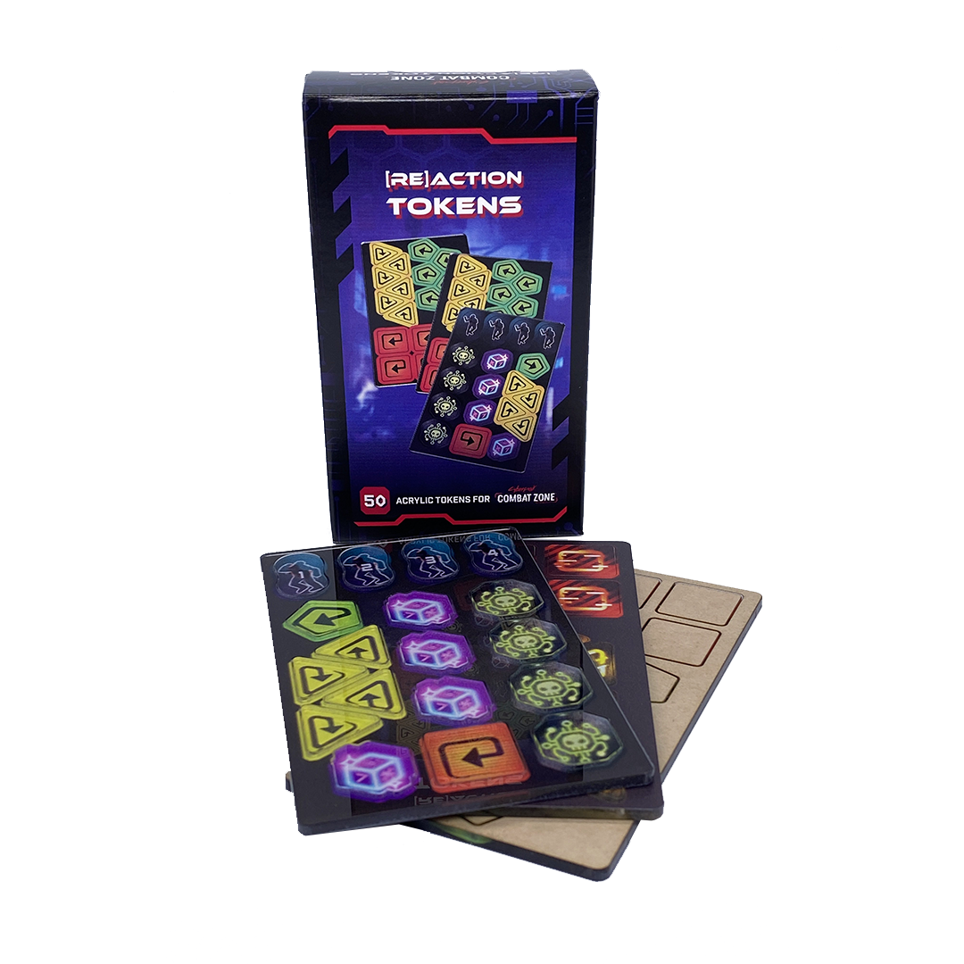Cyberpunk RED: Combat Zone Acrylic Tokens – The Dragon Hangar