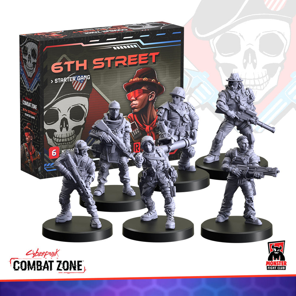 Cyberpunk RED: Combat Zone Starter Gang 6th Street – The Dragon Hangar