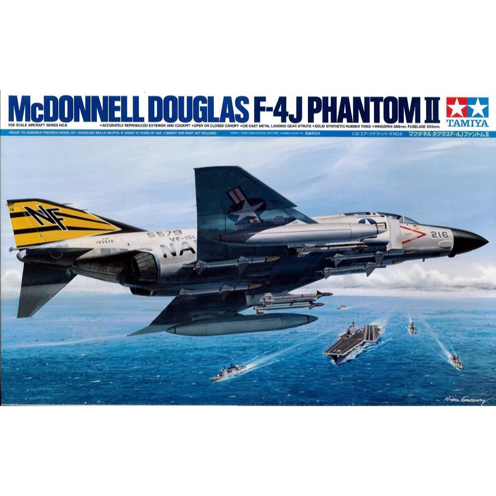 Tamiya: 1/32 McDonnell Douglas F-4J Phantom II 60306 – The Dragon Hangar