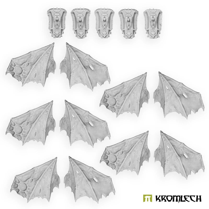 Kromlech: Chaos Legionary Winged Jump Packs – The Dragon Hangar