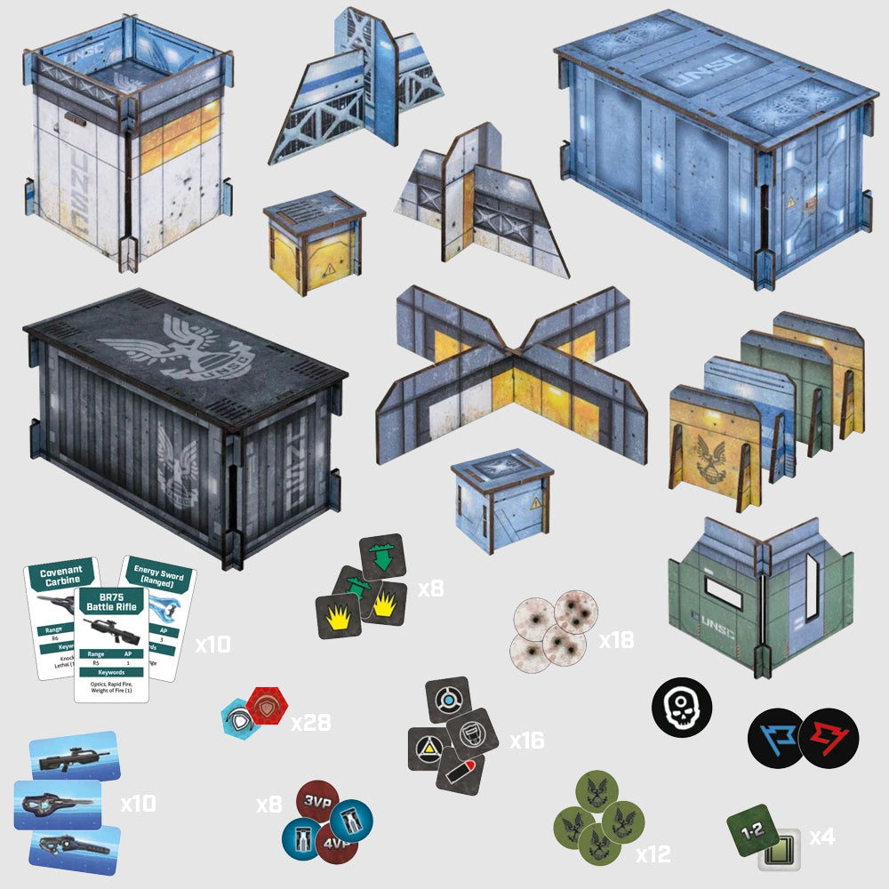 HALO Flashpoint: UNSC Base Terrain Set – The Dragon Hangar
